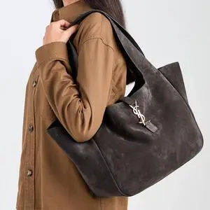 Saint Laurent Suede Shoulder Bag