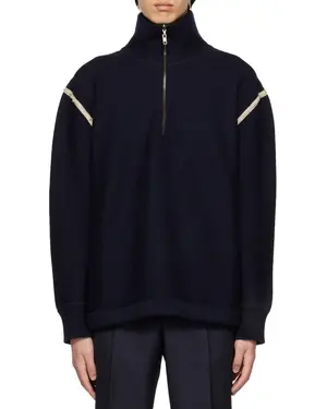 MAISON MARGIELA Turtleneck Elbow Patched Sweater