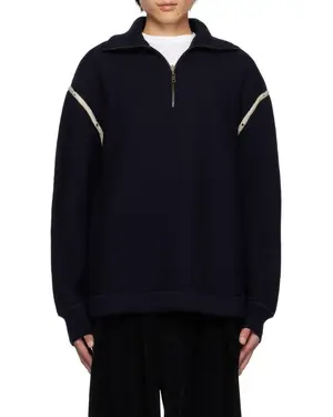 MAISON MARGIELA Turtleneck Elbow Patched Sweater
