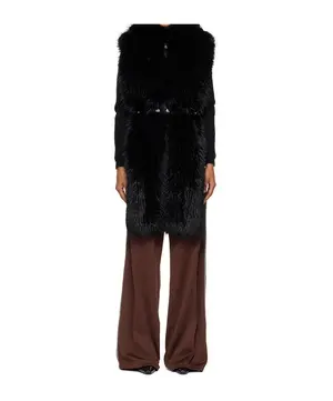 Moncler Faux Fur Hooded Gilet