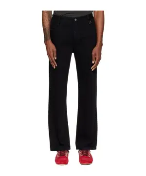 WOOYOUNGMI Straight-leg Jeans - Black