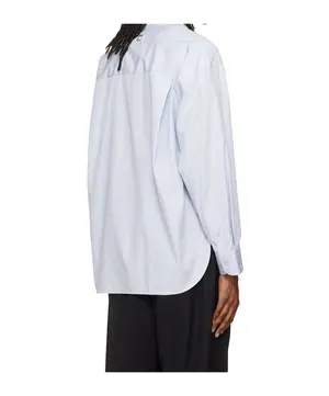 WOOYOUNGMI Vertical-stripe Chest-pocket Shirt