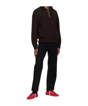 WOOYOUNGMI Zip-neck Polo Shirt