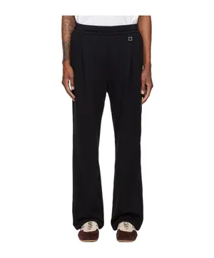 WOOYOUNGMI Pleated Drawstring-waist Track Pants