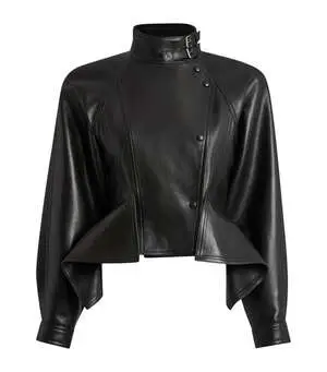 Balmain Lambskin Leather Jacket
