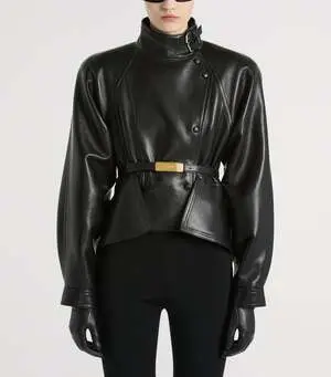 Balmain Lambskin Leather Jacket