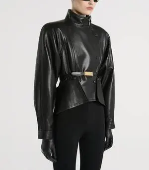Balmain Lambskin Leather Jacket