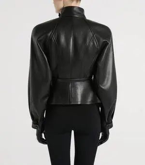 Balmain Lambskin Leather Jacket
