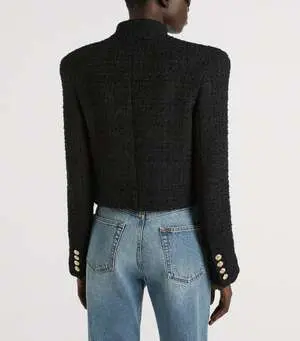 Balmain Tweed Officer Jacket