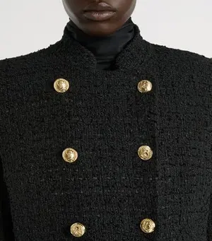 Balmain Tweed Officer Jacket