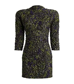 Balmain Bubble-patterned Jacquard Mini Dress
