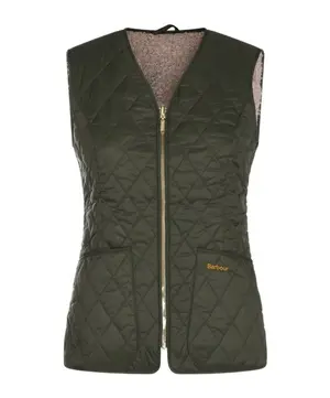 Barbour Diamond Quilted Fleece Lined Gilet