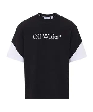 Off-White Negative Logo Oversized T-shirt - No