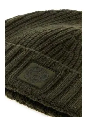 Stone Island Ribbed Knit Hat