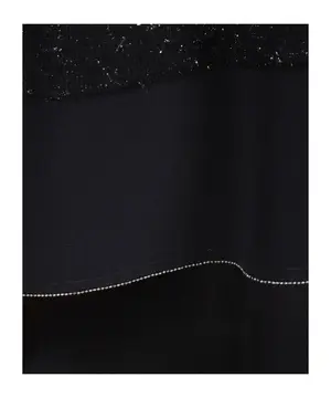 Peserico Long-sleeved Panelled Jumper - Black