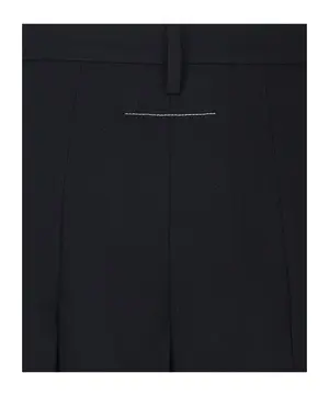 MAISON MARGIELA Asymmetric Pleated Midi Skirt