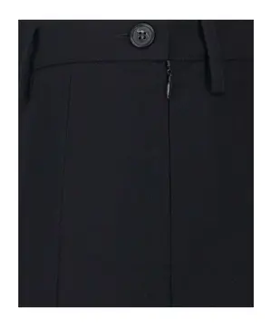 MAISON MARGIELA Asymmetric Pleated Midi Skirt