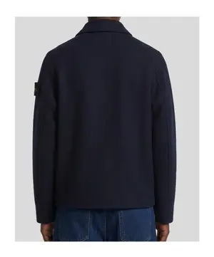 Stone Island Long-sleeved Button-down Jacket