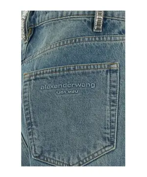 Alexander Wang Vintage Effect Straight Leg Jeans