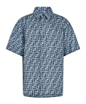 Fendi Casual Shortsleeve Shirt - Gray