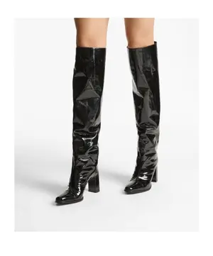 JIMMY CHOO Caly Over-the-knee 85mm Block Heel Boots