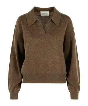 LISA YANG Katriel Collared Knitted Sweater