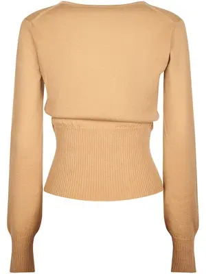 Max Mara Ribbed Knit Sweater - No