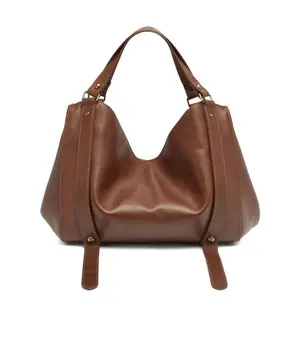 DIESEL® D-one-medium Top-handle Bag In Treated Leather