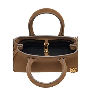 Amiri Suede Fringe Micro Honey Bag