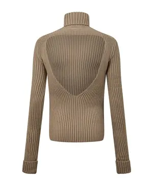 Bottega Veneta Ribbed Turtleneck Jumper