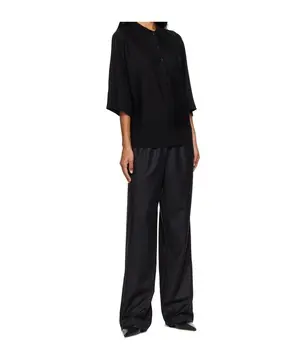 LISA YANG Norie Polo Knitted Top