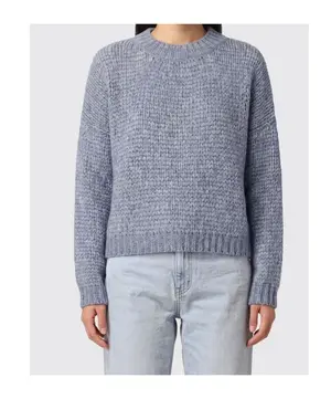 ROBERTO COLLINA Chunkyknit Cropped Crewneck Sweater