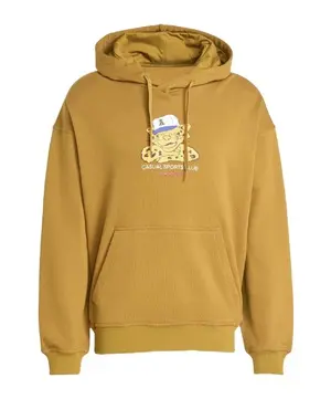 ADIDAS ORIGINALS Solidcolor Hooded Sweatshirt - Brown