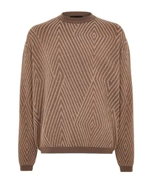 Emporio Armani Geometric Diamond Knit - No