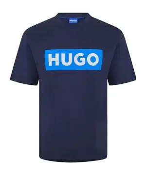 Hugo Boss Minimalist And Versatile Shortsleeve Top - Blue