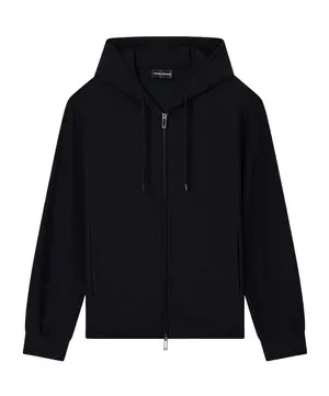 Emporio Armani Minimalist Zipup Hoodie