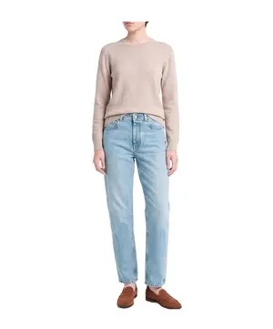 Brunello Cucinelli Mid- Denim Tapered Pants