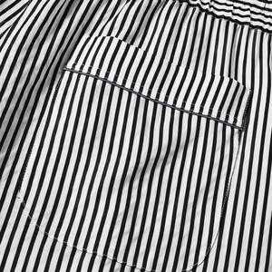 TOM FORD Striped Tailored Trousers - Gray