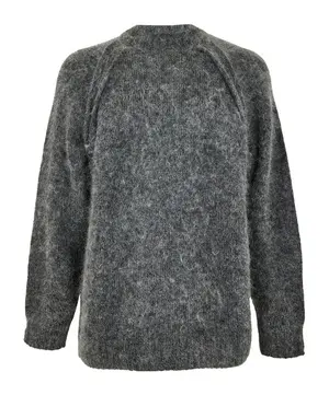 Undercover Heathergrey Marled Crewneck Knit Sweater