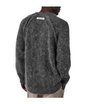 Undercover Heathergrey Marled Crewneck Knit Sweater