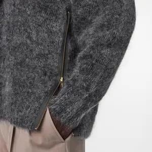 Undercover Heathergrey Marled Crewneck Knit Sweater