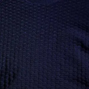 Emporio Armani Textured Crewneck Pullover Sweater