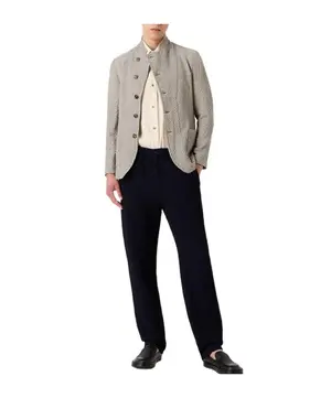 Emporio Armani Cream Shortsleeve Shirt