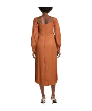 Farm Rio Minimalist Satin Dress