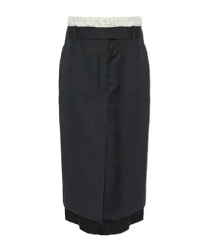 RÓHE Wool Pencil Skirt