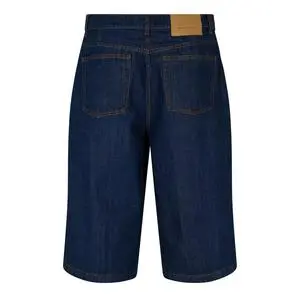 AMI Paris Loose Fit Denim Bermuda Shorts