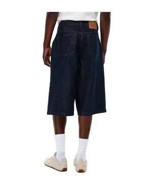 AMI Paris Loose Fit Denim Bermuda Shorts
