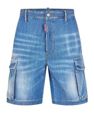 Dsquared2 Casual Denim Midshorts - Blue