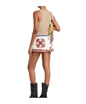 Farm Rio Colorful Woven Shorts