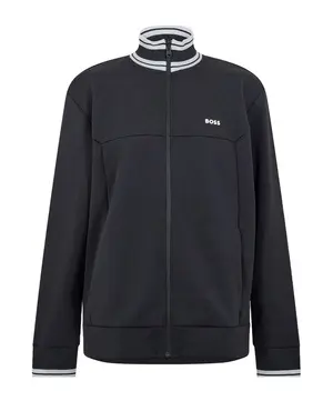 Hugo Boss Standcollar Fullzip Track Jacket - Black